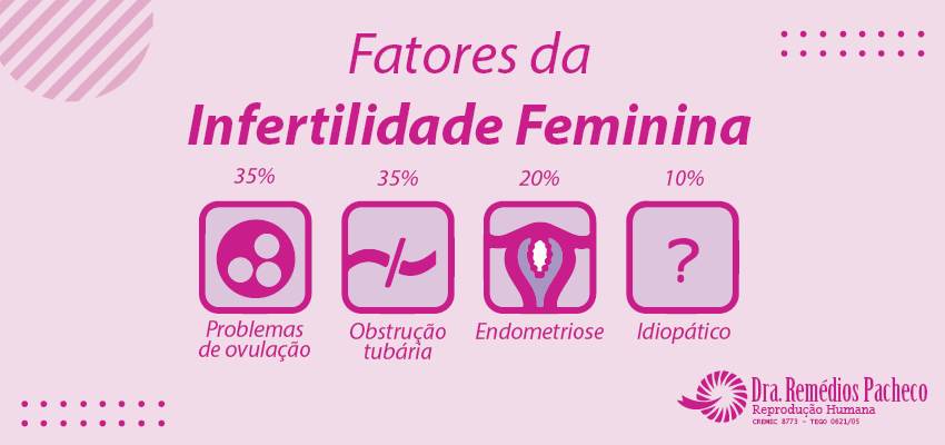 Fatores da Infertilidade Feminina | Dra. Remédios Pacheco - Reprodução ...